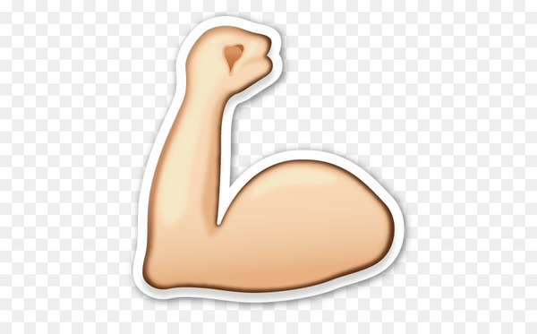 Free: Emoji Pop! Sticker Biceps Smiley - muscle - nohat.cc