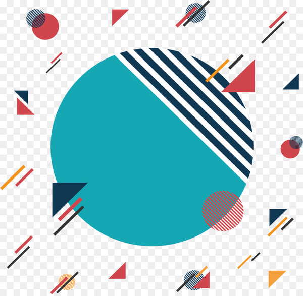 Free: Memphis Group Illustration - Green round title box - nohat.cc