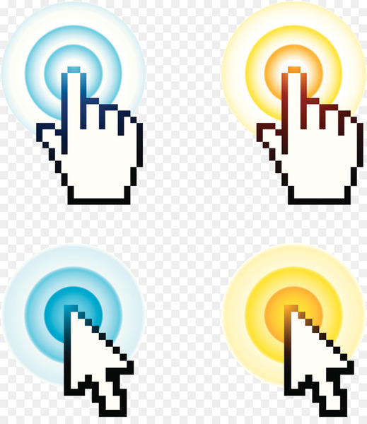 Free: Computer mouse Cursor Pointer Icon - Computer cursor arrows - nohat.cc