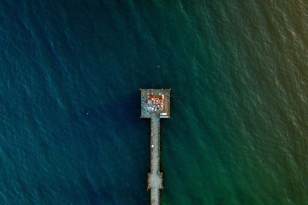 Free: aerial photo of dock above body of water - nohat.cc