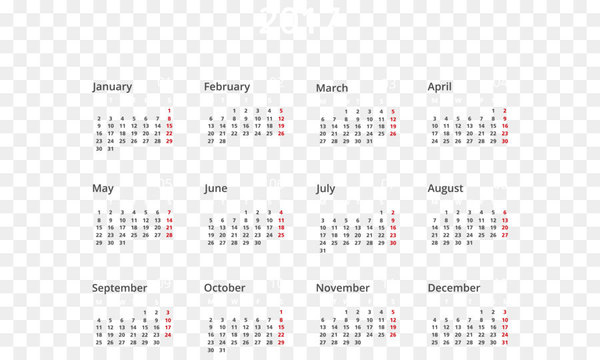 Free: Calendar Time Stock photography English - 2017 European Calendar ...