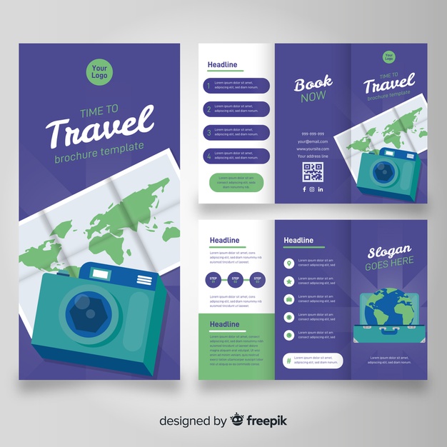 Free: Travel trifold brochure template - nohat.cc