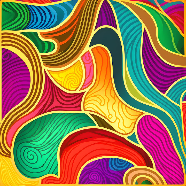 Free: Art by A.I - abstract background design colorful curves pattern ...
