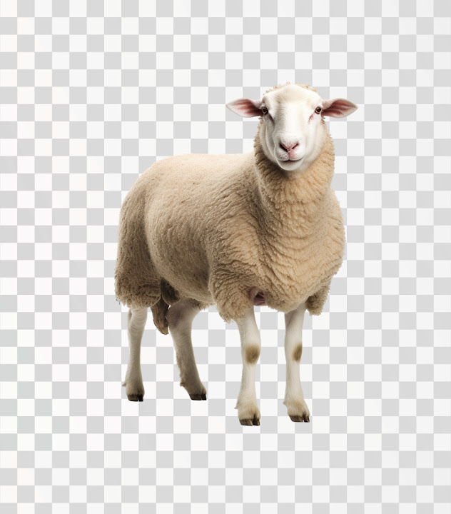 Free: A Sheep - PNG transparent background - nohat.cc