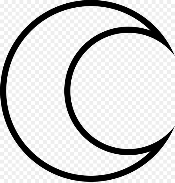 Free: Lunar phase Moon Shape Clip art - moon crescent - nohat.cc