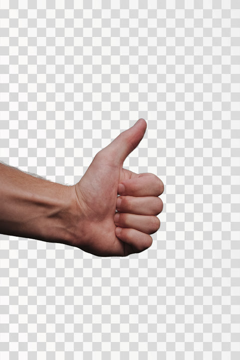 Free: Hand sign thumbs up PNG transparent, no background - nohat.cc
