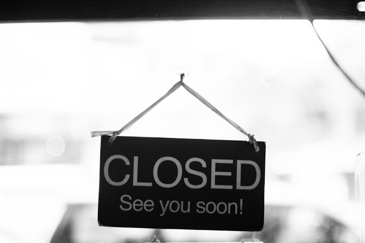 Free: Grayscale Photography of Closed Signage - nohat.cc