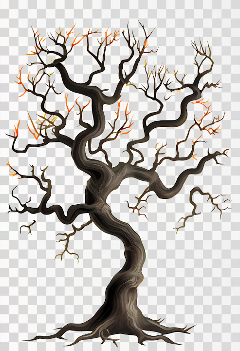 Free: Spooky Tree PNG transparent, halloween tree, tree with skull ...