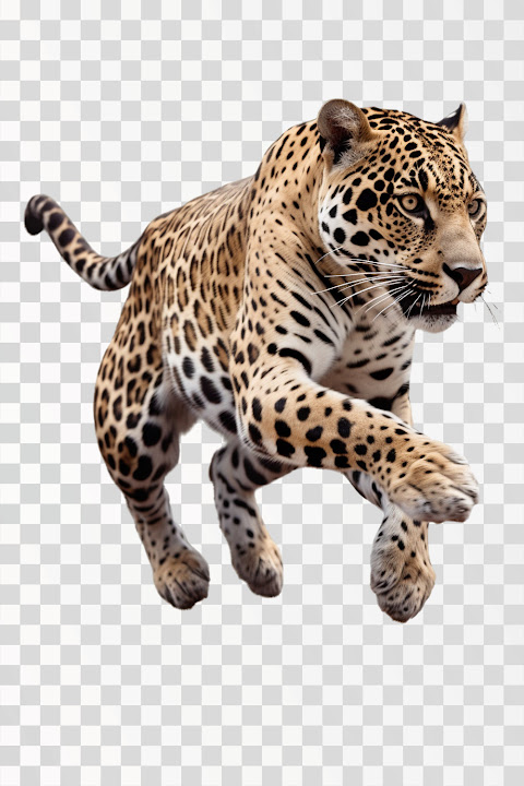 Free: angry leaping jaguar, png image - nohat.cc
