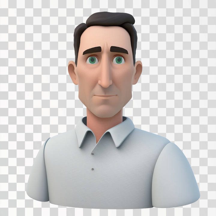 Free: 3D default avatar of male - PNG transparent - nohat.cc