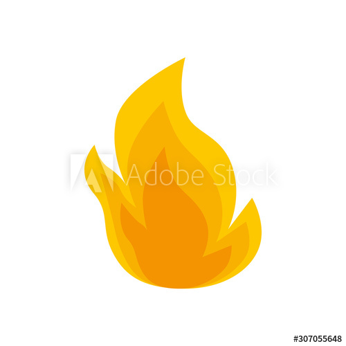 Free: fire flame symbol design - nohat.cc