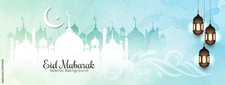 Free: Soft color Eid mubarak islamic banner design - nohat.cc