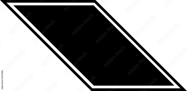 Free: Black outlined parallelogram icon - nohat.cc