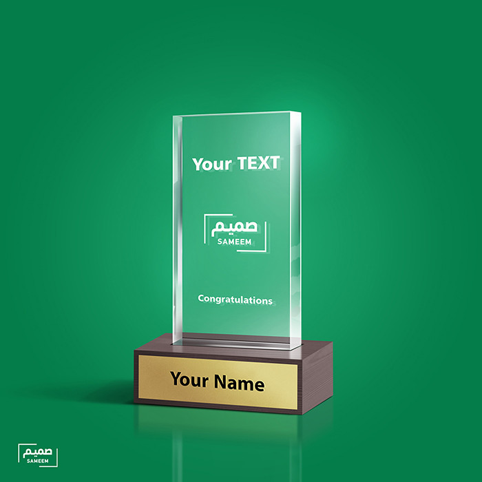 Free: mockup glass trophy - nohat.cc