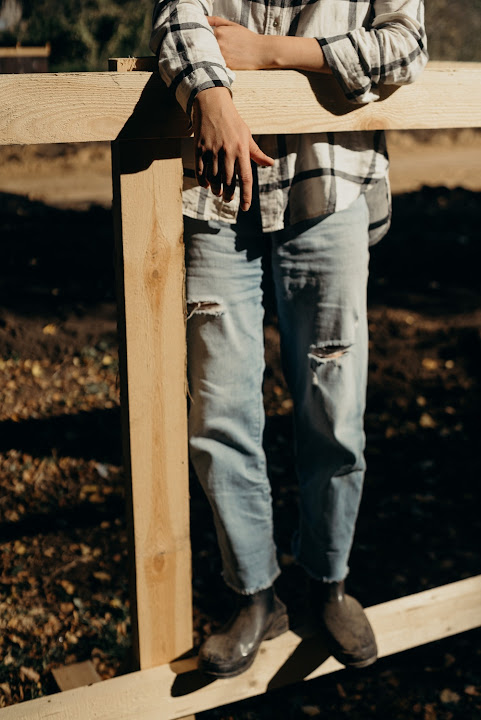 Free: Man Standing On Fence - nohat.cc
