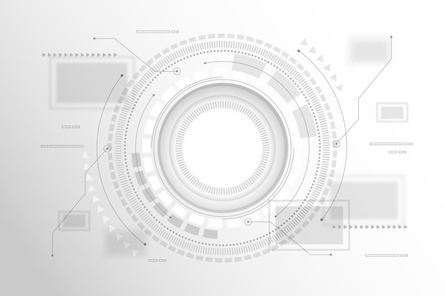 Free: White technology background Free Vector - nohat.cc