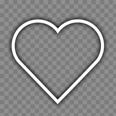 Free: Heart Outline Glowing transparent PNG - StickPNG - nohat.cc