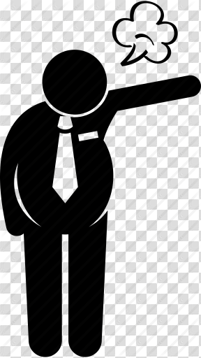 Free: Angry, fat, man, office, teacher, upset, worker icon - nohat.cc