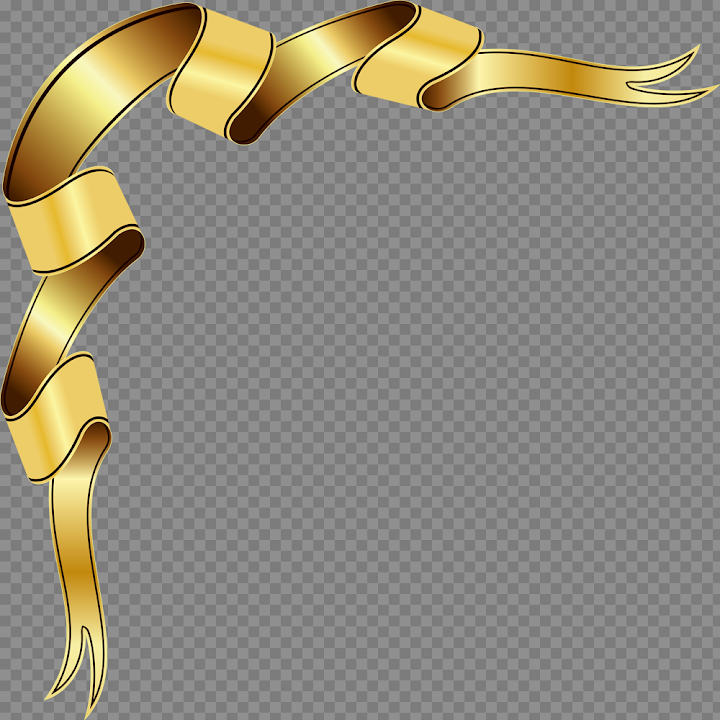 Free: HD Gold Border Png Vector Images - Ribbon Photoshop , Free ...