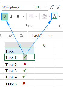 Free: How to insert a tick symbol (checkmark) in Excel - nohat.cc