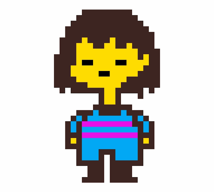 Undertale Pixel art Artist, pixel art undertale, bead, fictional ...