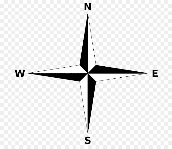 Free: Compass rose North Cardinal direction Map - Simple Compass Rose ...