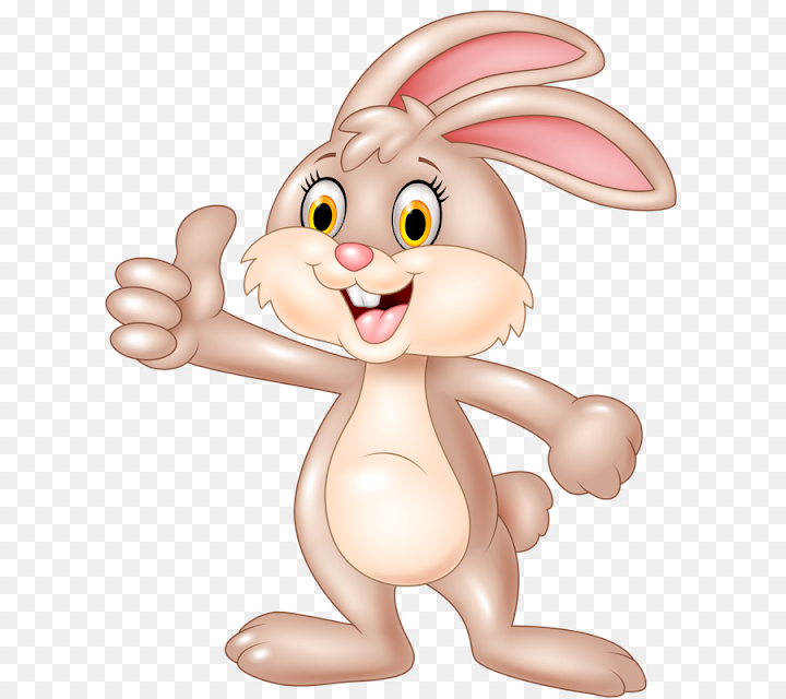 Free: Rabbit Easter Bunny Hare Clip art - Happy bunny png download ...