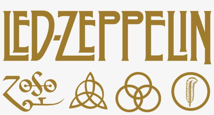 Free: Led Zeppelin Logo - Led Zeppelin Iv Transparent PNG - 888x434 ...
