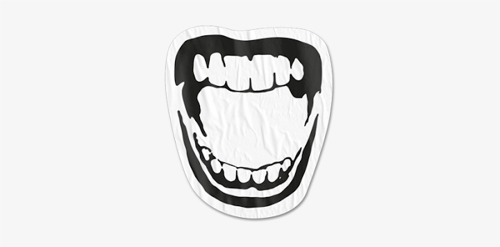 Free: Screaming Drawing Mouth - Screaming Mouth Black And White - Free ...