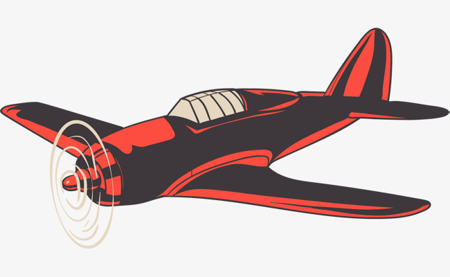 Free: Red Fighter, Red Plane, Bomber, World War Ii PNG and Vector for ...