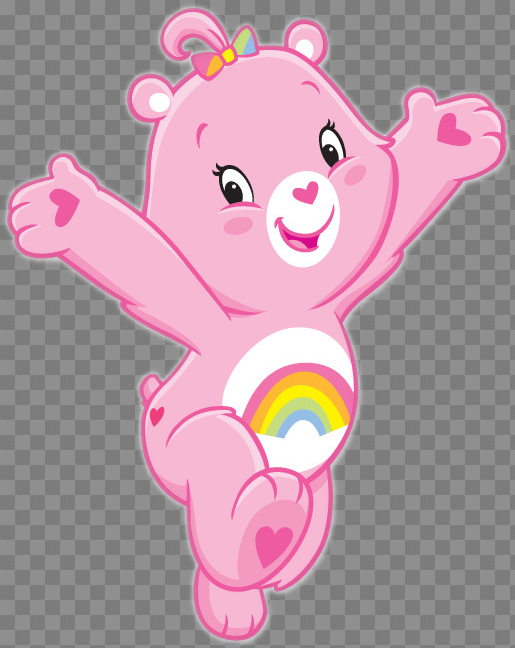Free: HD Care Bears - Care Bears Cheer Bear Transparent PNG Image ...