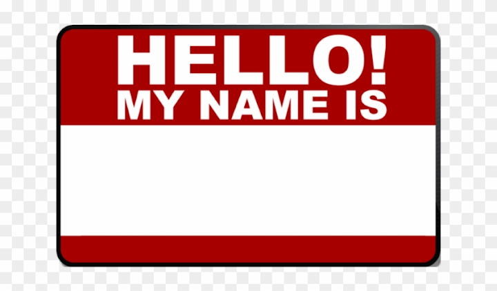 Free: Hello My Name Is Vector - Hello My Name Is Png, Transparent Png ...