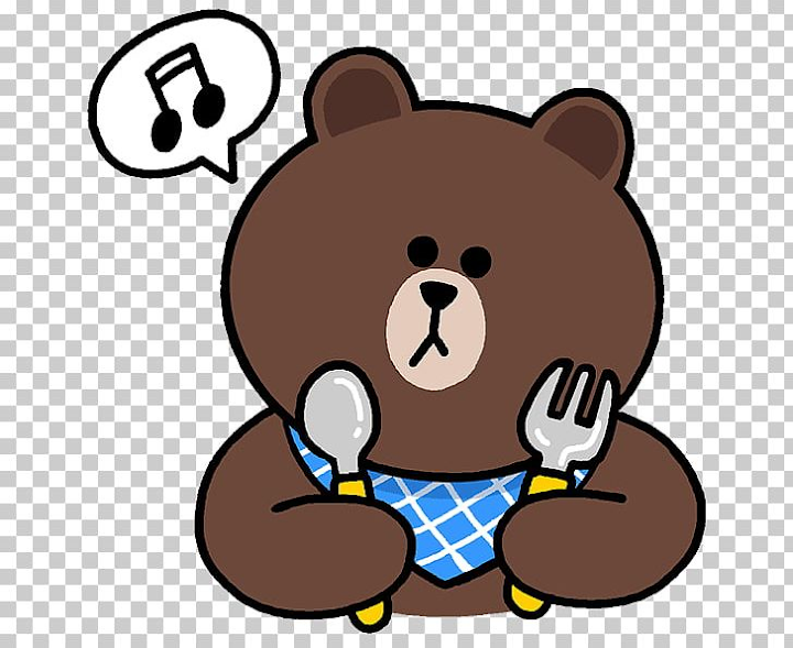 Free: Line Friends Brown Bear Sticker PNG, Clipart, Address, Animals ...