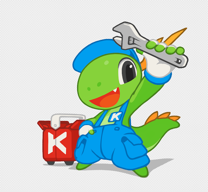 Free: File:KDE mascot Konqi for utility applications.png - Wikimedia ...