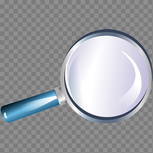 Free: Blue Magnifying Glass Icon - nohat.cc