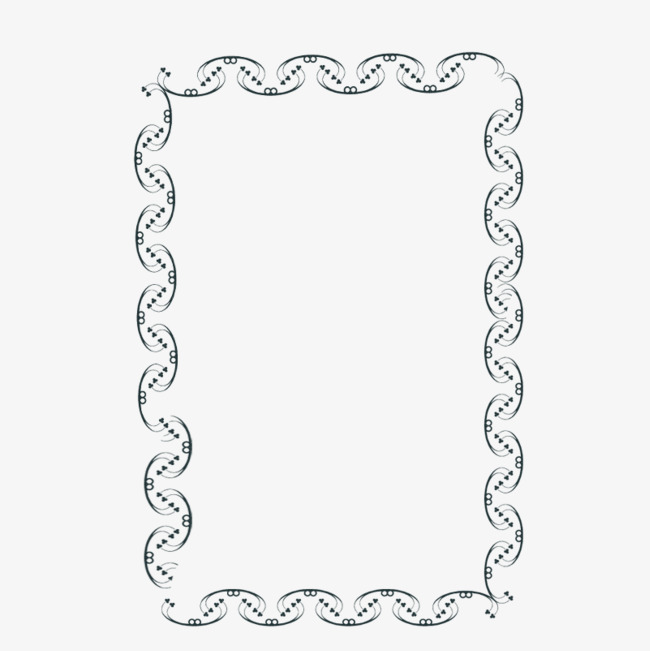 Free: Simple Black Menu Border, Simple Lace, Black, Menu Border PNG ...