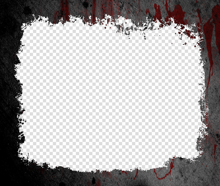 Free: Blood Red Frame Transparent Background PNG - nohat.cc