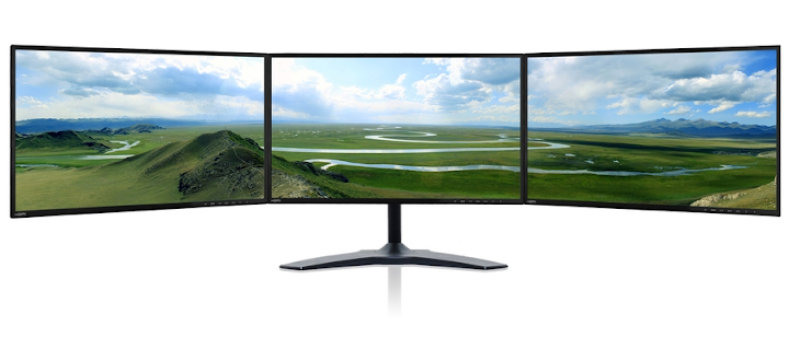 Free: Zenview Trio 24 IPS Thin: Triple-Screen Professional Monitor with ...