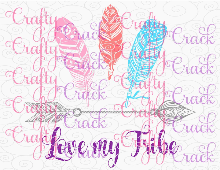 Free: Love My Tribe, Native Pride SVG, DXF, PNG - Digital Download for ...