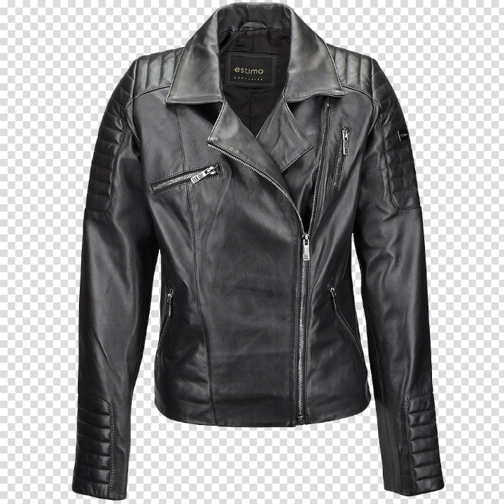 Free: Black Leather Jacket Transparent - nohat.cc