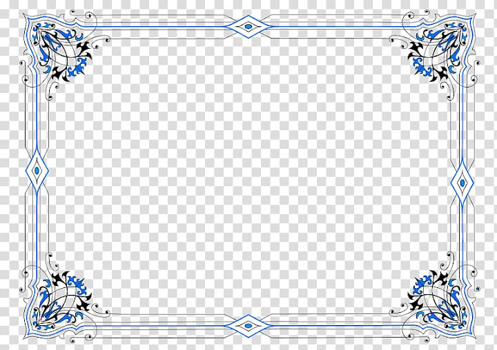 Free: Computer Icons Frames , blue border transparent background PNG ...