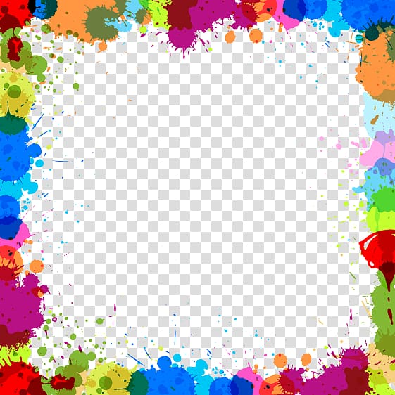 Free: Paint background, Color , Color ink border transparent background ...