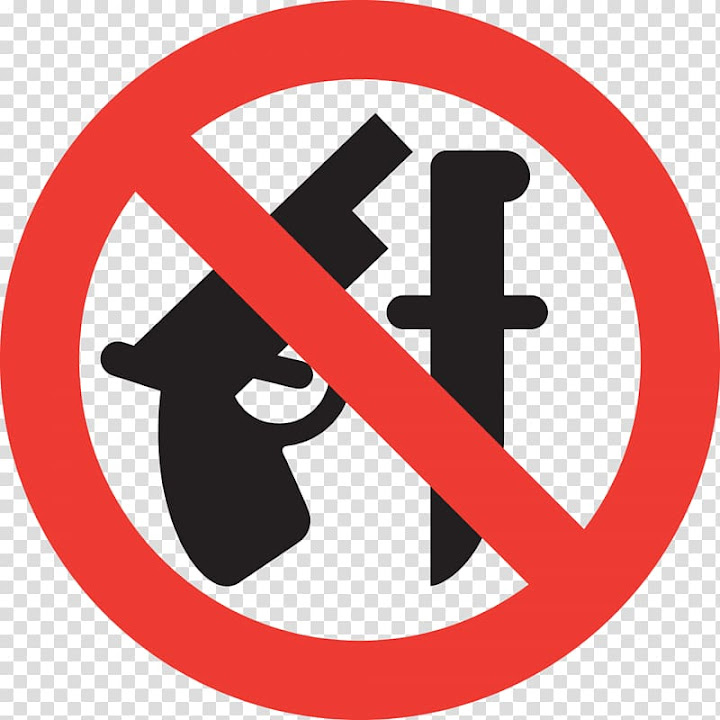 Free: Weapon Firearm Concealed carry Sign Sticker, no smoking ...