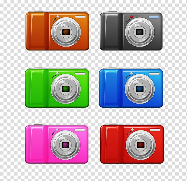 Free: Camera lens Computer Icons , Six color camera transparent ...