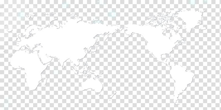 Free: Black and white Pattern, White world map transparent background ...