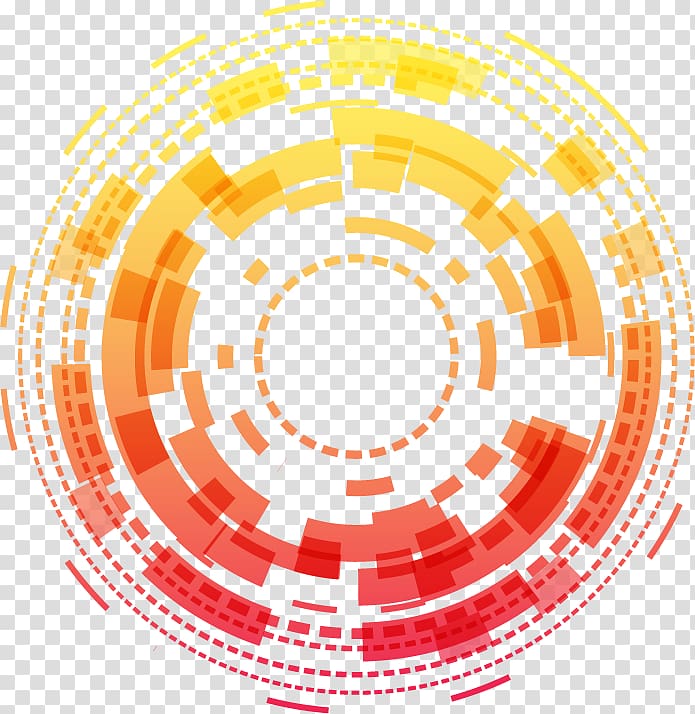 Free: Round orange and red logo, Technology Circle Science, Science and ...