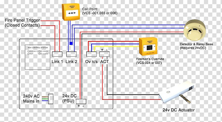 Free: Smoke detector Wiring diagram Electrical Wires & Cable Fire alarm ...