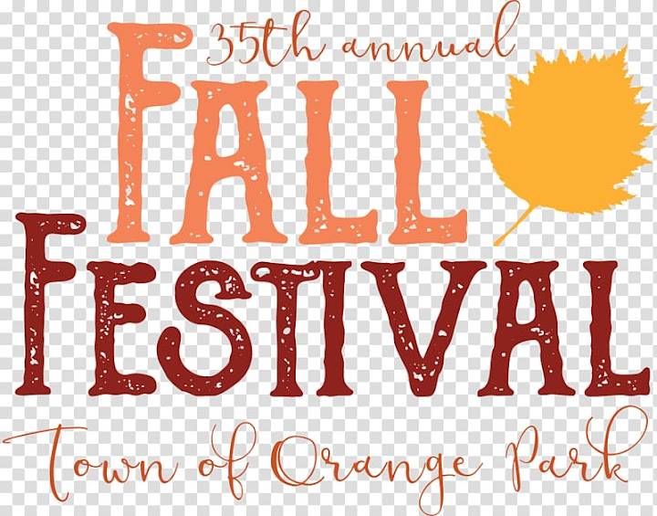Free: 36th Annual Fall Festival Orange Park Fall Festival Autumn Logo ...