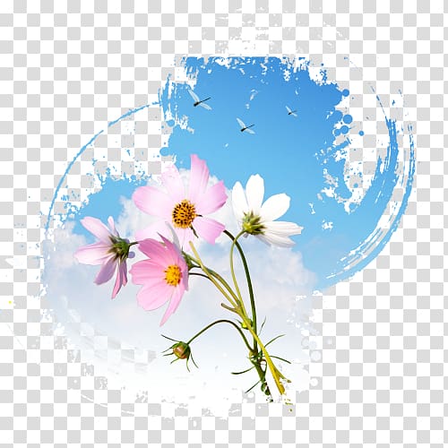 Free: Pasa民宿 Autumn Bed and breakfast, Ink Flowers transparent ...