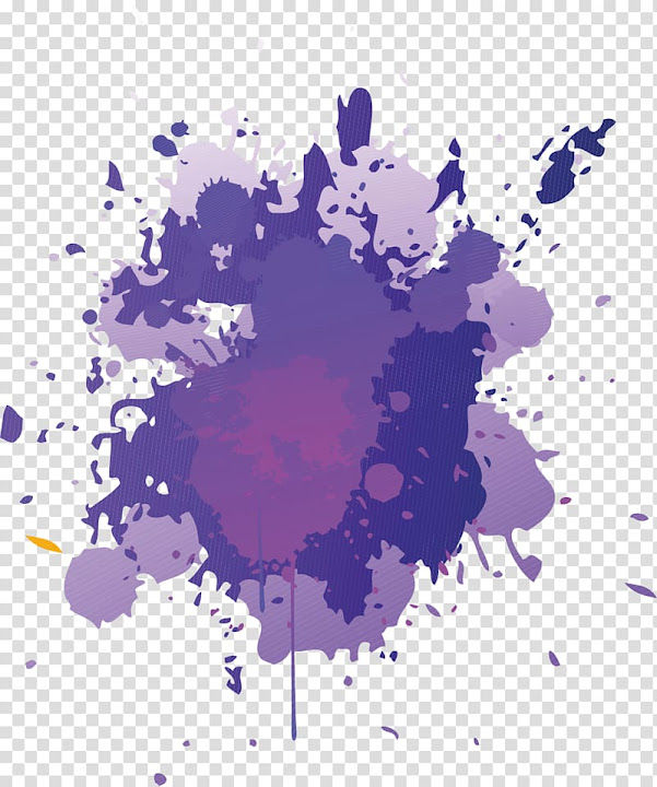 Free: Purple paint splatter , Painting , purple transparent background ...